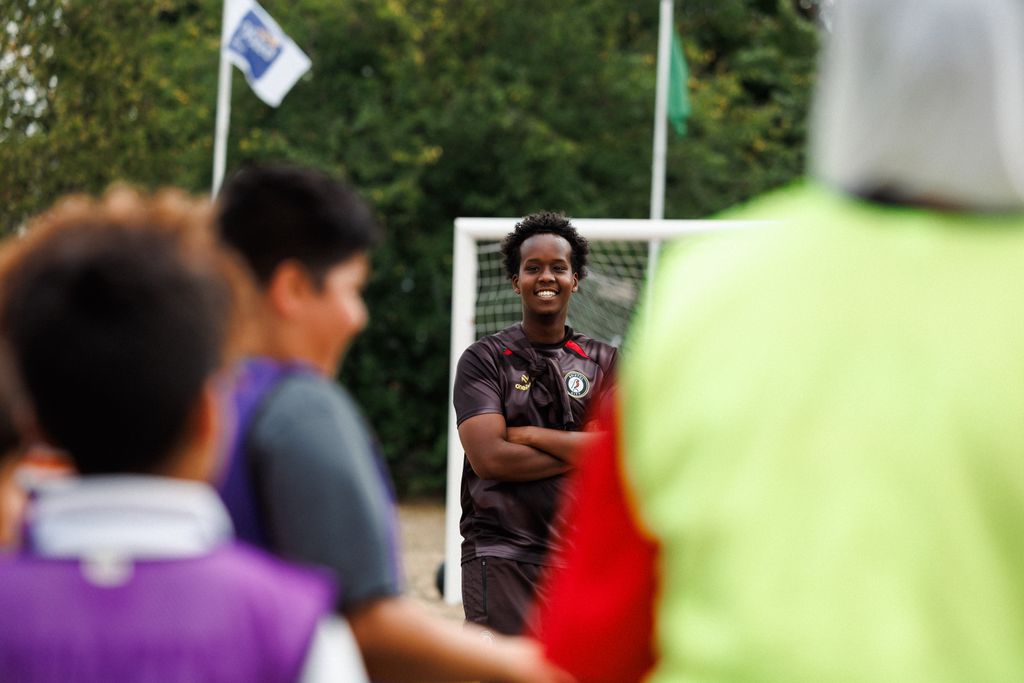 Gallery: Struber visits Foundation holiday camp - Bristol City FC