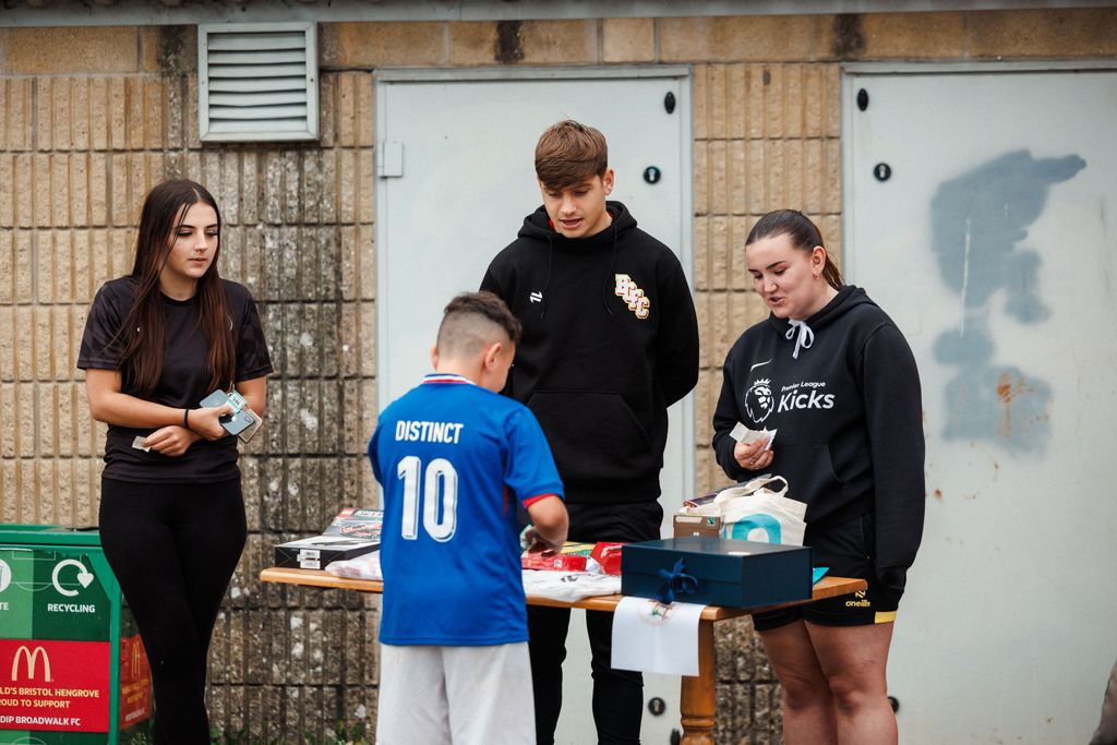 Gallery: Bird, Tanner and Stokes attend Filwood Fun Day - Bristol City FC