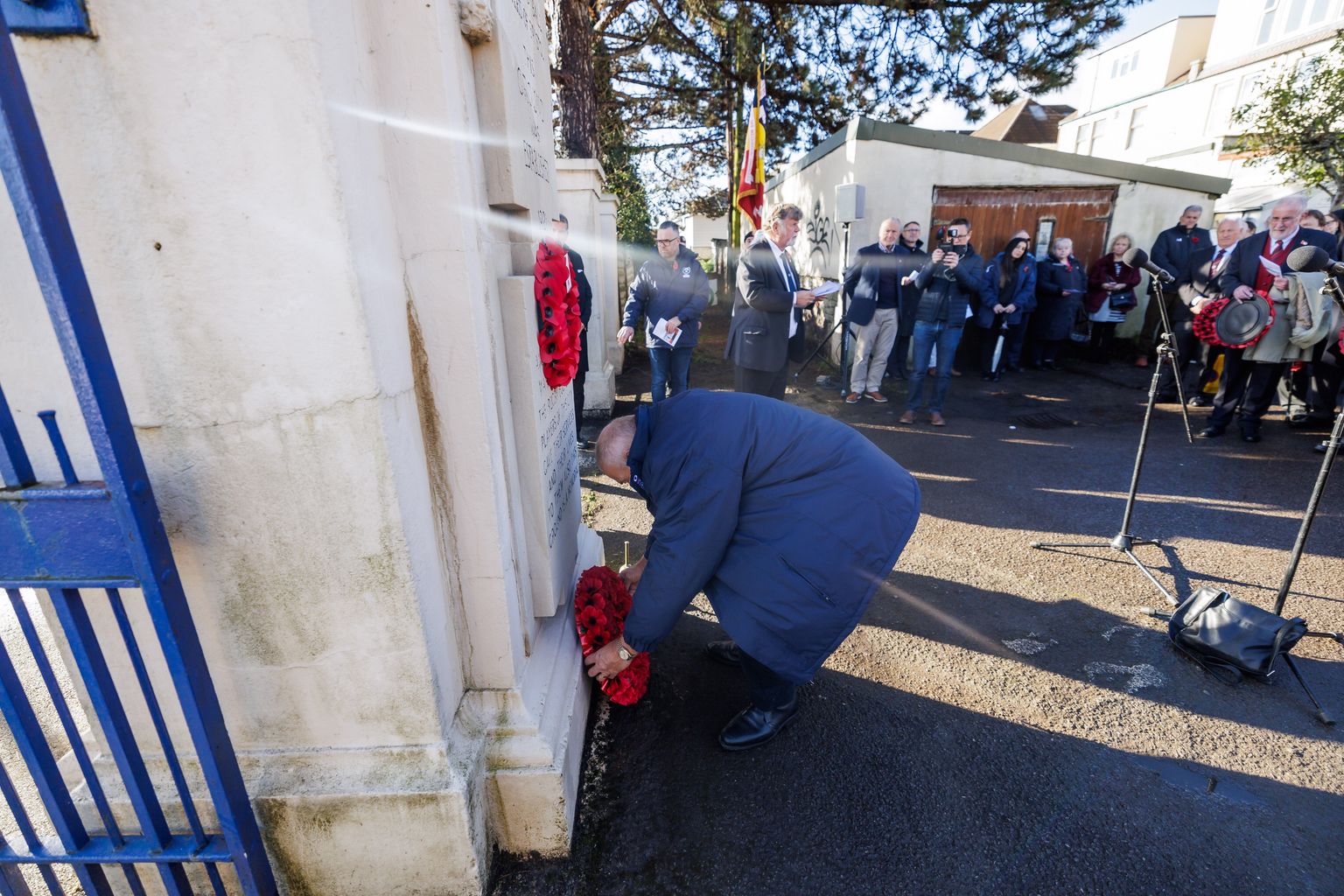 Gallery: Service of Remembrance at the Memorial Stadium - Bristol Bears ...