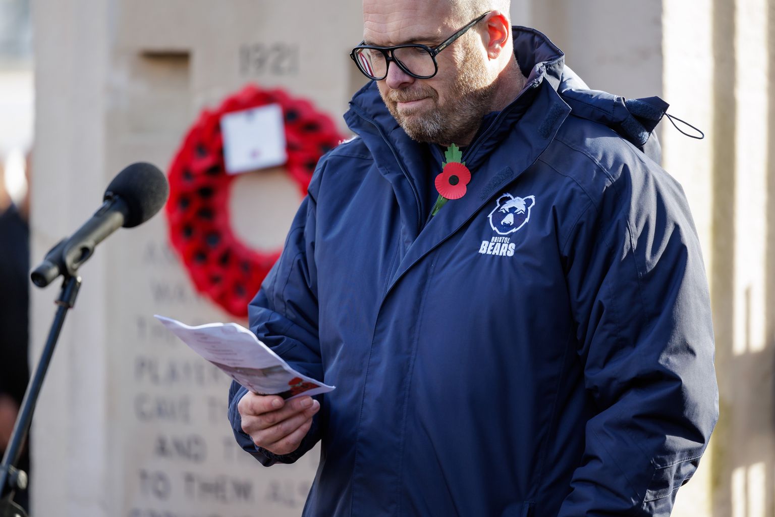 Gallery: Service of Remembrance at the Memorial Stadium - Bristol Bears ...