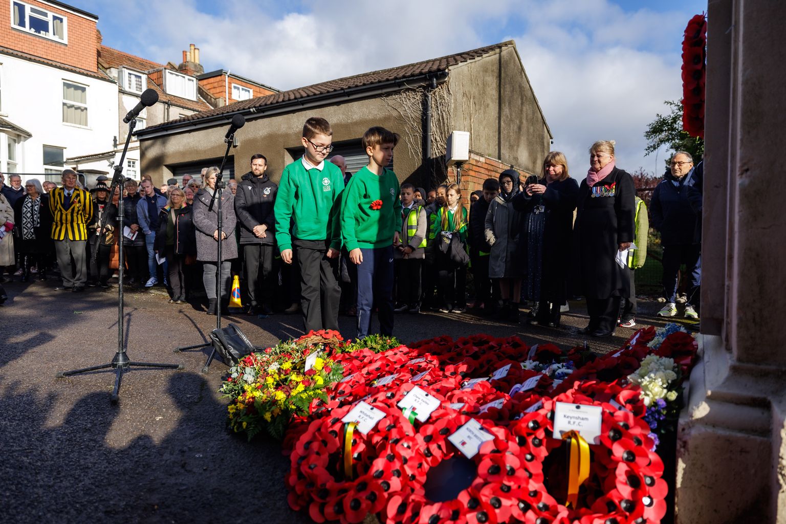 Gallery: Service of Remembrance at the Memorial Stadium - Bristol Bears ...