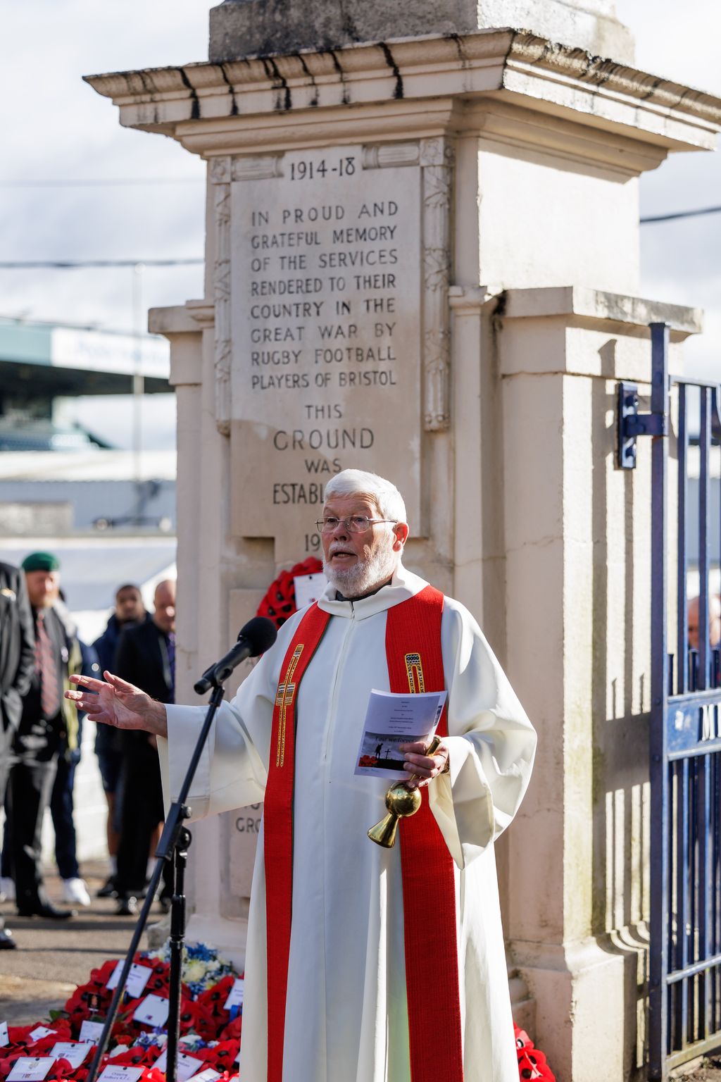 Gallery: Service of Remembrance at the Memorial Stadium - Bristol Bears ...
