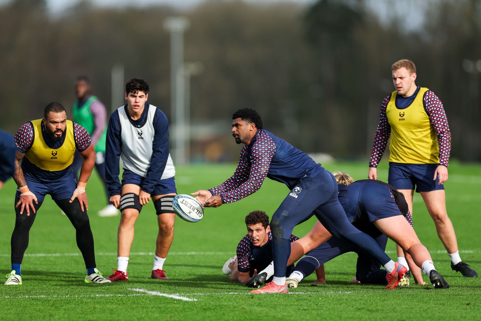 Gallery: Men's pitch session - Bristol Bears Rugby