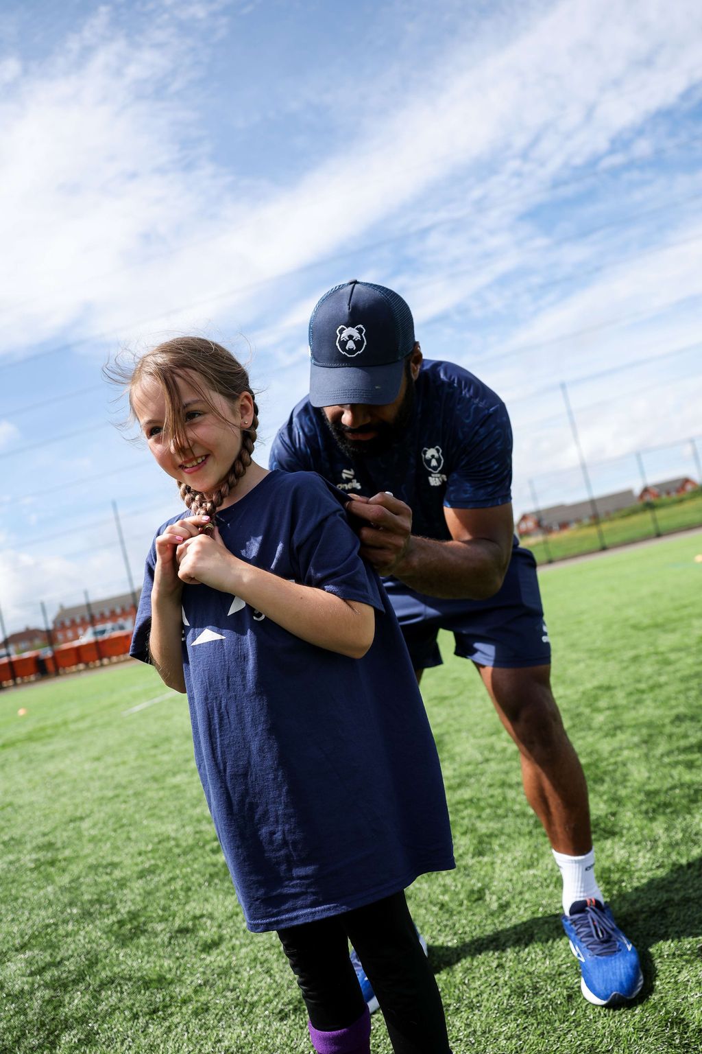 Bears squad visits Foundation camp at Lockleaze - Bristol Bears Rugby