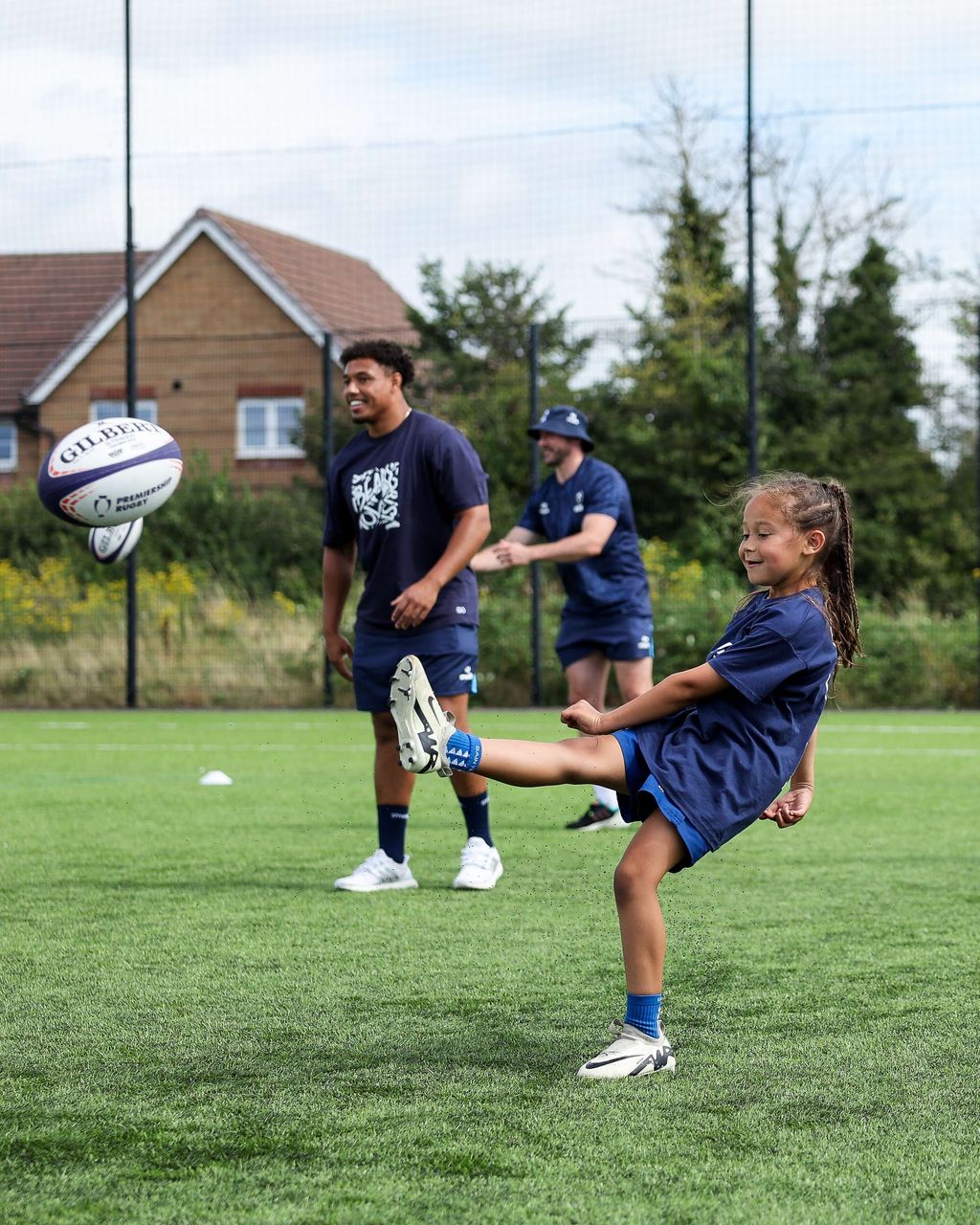 Bears squad visits Foundation camp at Lockleaze - Bristol Bears Rugby