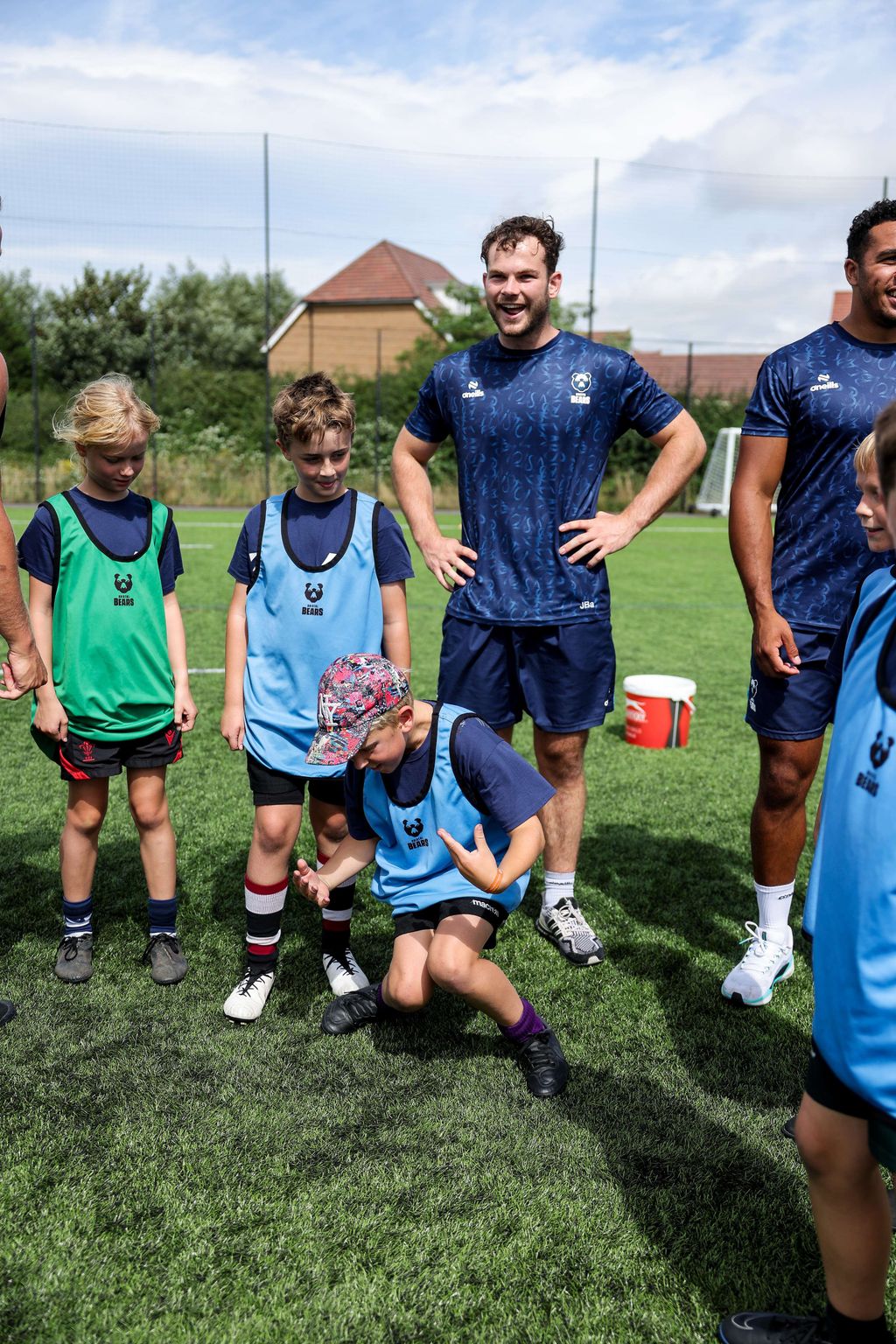 Bears squad visits Foundation camp at Lockleaze - Bristol Bears Rugby